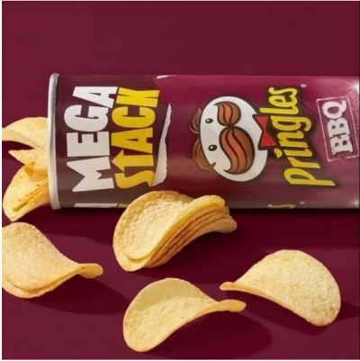 Papas Fritas Pringles Mega Stack BBQ 203 Gramos – Comercial Frada