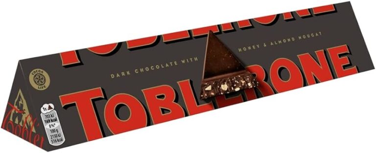 Toblerone Chocolate Negro con Miel y Almendras 100g – Comercial Frada