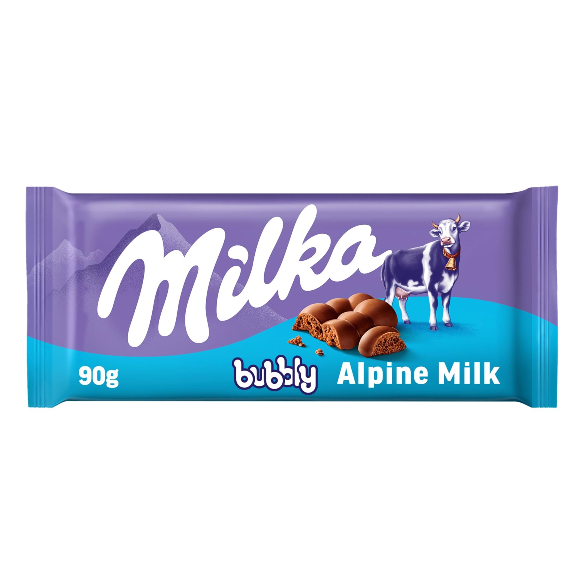 Milka bubble alpine milk 90grs. – Comercial Frada